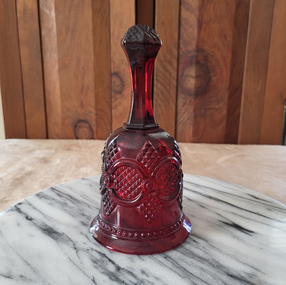 Accents | Ruby Red Glass Bell | Poshmark